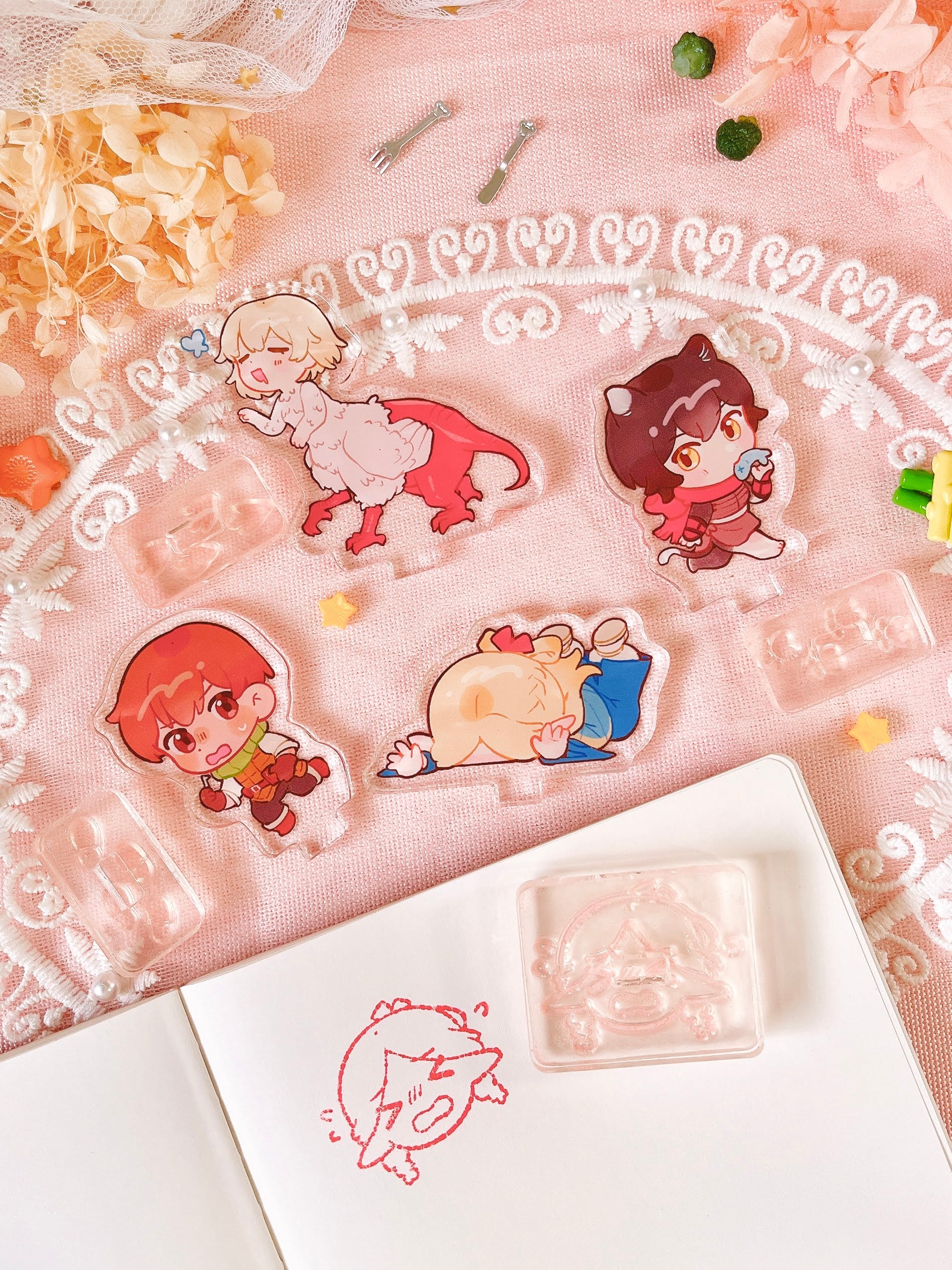 Dunmesh Rubber Stamp Standees – catpaku